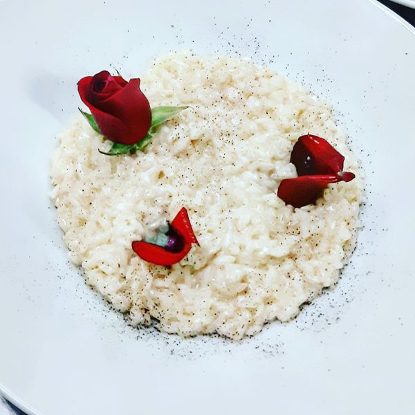 Risotto alle rose e parmigiano | Al.ta Cucina