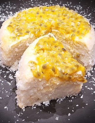 Coconut Fruit Passion Cake - Al.ta Cucina | Loca
