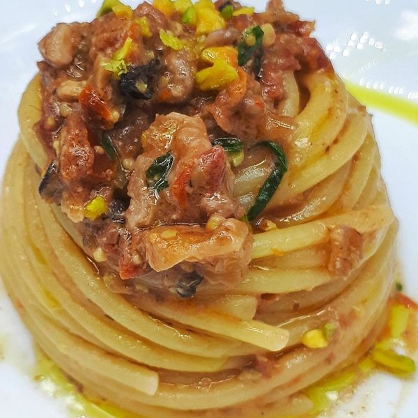 Spaghetti al pistacchio - Al.Ta Cucina | Secondo_zio_claudio