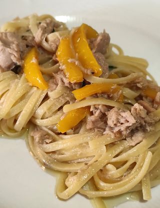 Linguine tonno e peperoni - Al.ta Cucina | Cuocopercaso90