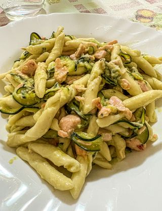 Fricelli salmone, zucchine e robiola. - Al.ta Cucina | raff67