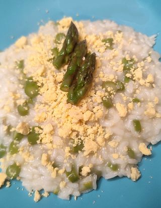 Risotto asparagi e tuorlo - Al.ta Cucina | cucinoemagno
