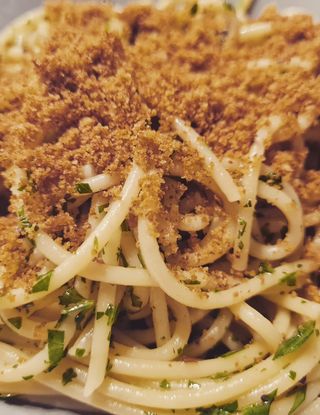 Spaghettino sciuè sciuè aglio olio e peperoncino - Al.ta Cucina ...