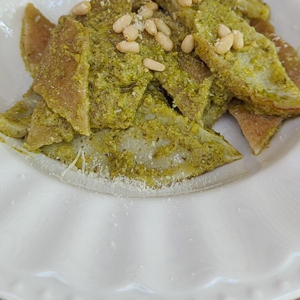 Testaroli con pesto alla genovese - Al.Ta Cucina | _paola_catalano