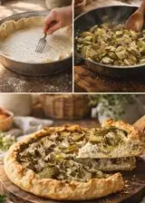 Torta salata di carciofi - Al.ta Cucina | rica