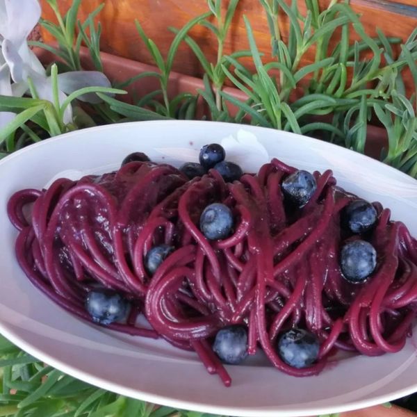 Spaghettino ai mirtilli - Al.Ta Cucina | roby_zio