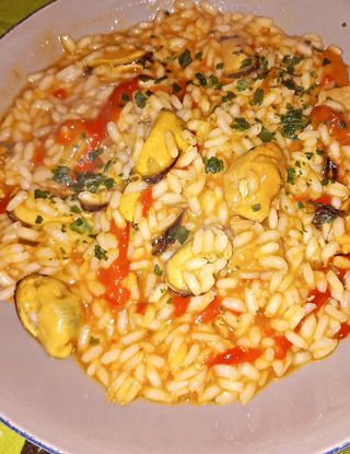 Risotto terra e mare - Al.ta Cucina | @nonnacinziachef