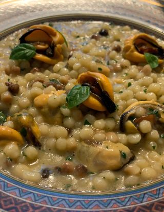 Zuppa di Fregola sarda con cozze - Al.ta Cucina | enzo.bernardi80