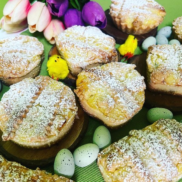 Mini pastiere con crema 😋🌼🐤🐣 - Al.ta Cucina | loredana705