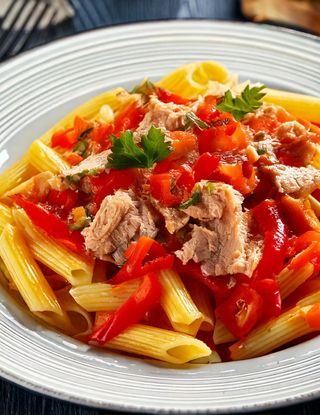 Pasta con tonno e peperoni - Al.ta Cucina | heltamain
