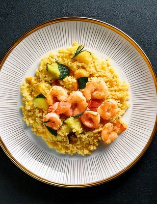 Couscous con gamberetti e zucchine - Al.ta Cucina | heltamain