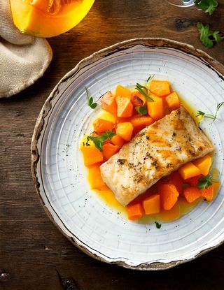 Filetto di merluzzo con zucca - Al.ta Cucina | heltamain