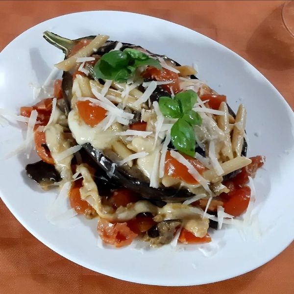 Melanzana con pennette alla siciliana. - Al.Ta Cucina | maria2870