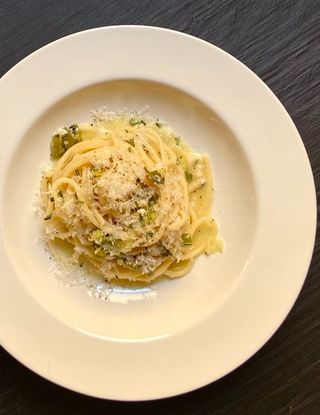 Spaghetti con cipolotti, rosmarino e pepe. - Al.ta Cucina | michelacara5