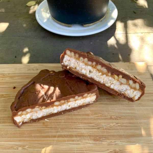 Cialda di Riso Soffiato, Burro di Arachidi 🥜 Pinoli e Cioccolato 🍫 - Al ...