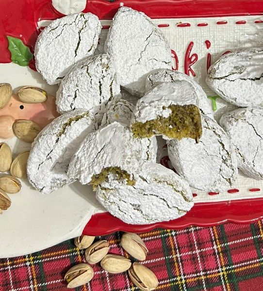 Ricciarelli al pistacchio #NataleAltaCucina - Al.Ta Cucina ...