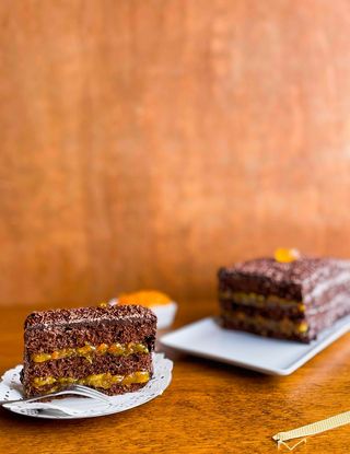 Chocolate Mandarin Layer Cake - Al.ta Cucina | cucina_e_non_solo
