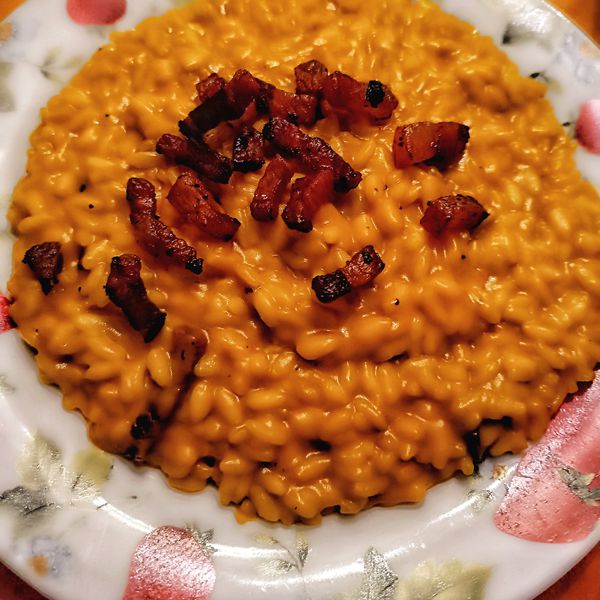 Risotto Zucca e Guanciale | Al.ta Cucina