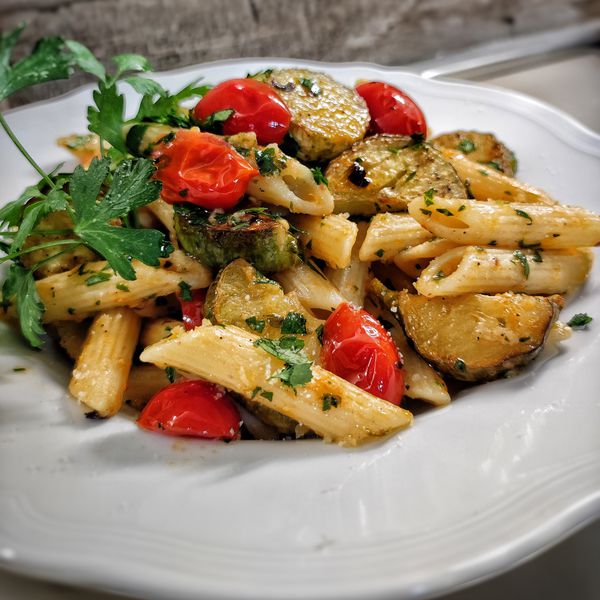 Pasta con la cucuzza | Al.ta Cucina