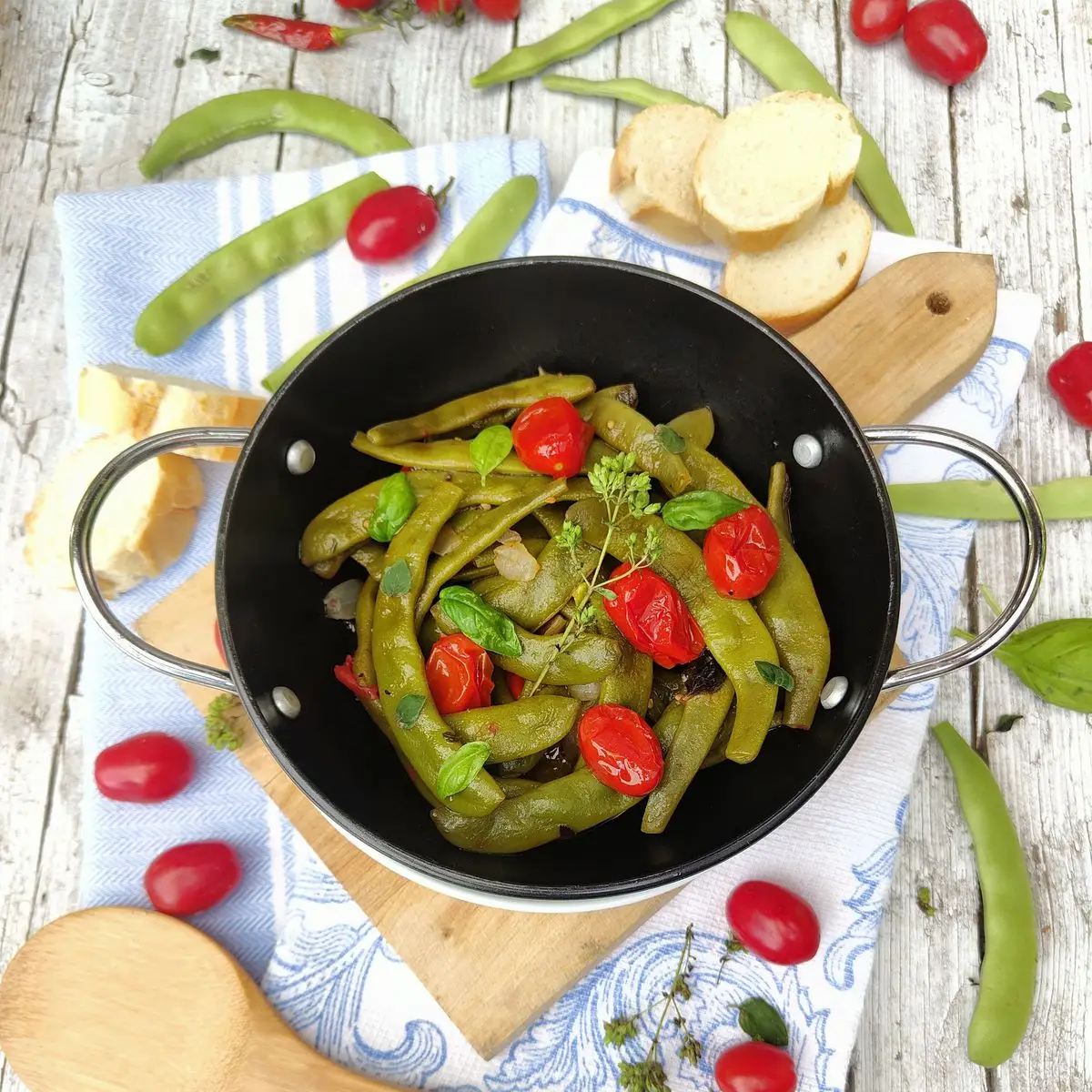 Fagiolini corallo alla romana | Al.ta Cucina