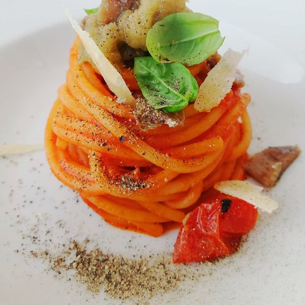 Spaghetti integrali alla norma | Al.ta Cucina