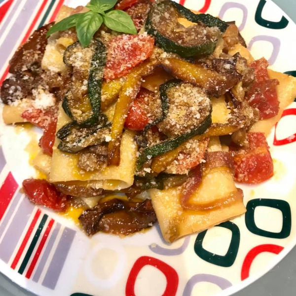 Paccheri all’ortolana | Al.ta Cucina