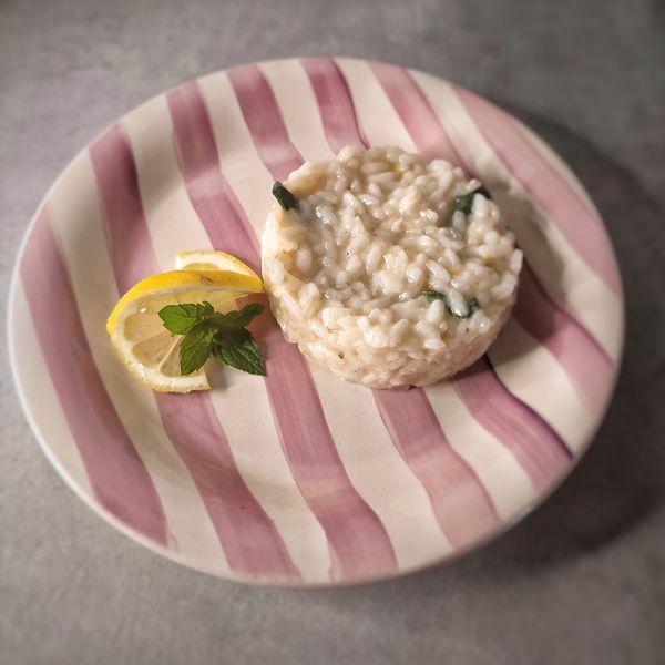 Risotto limone e menta | Al.ta Cucina