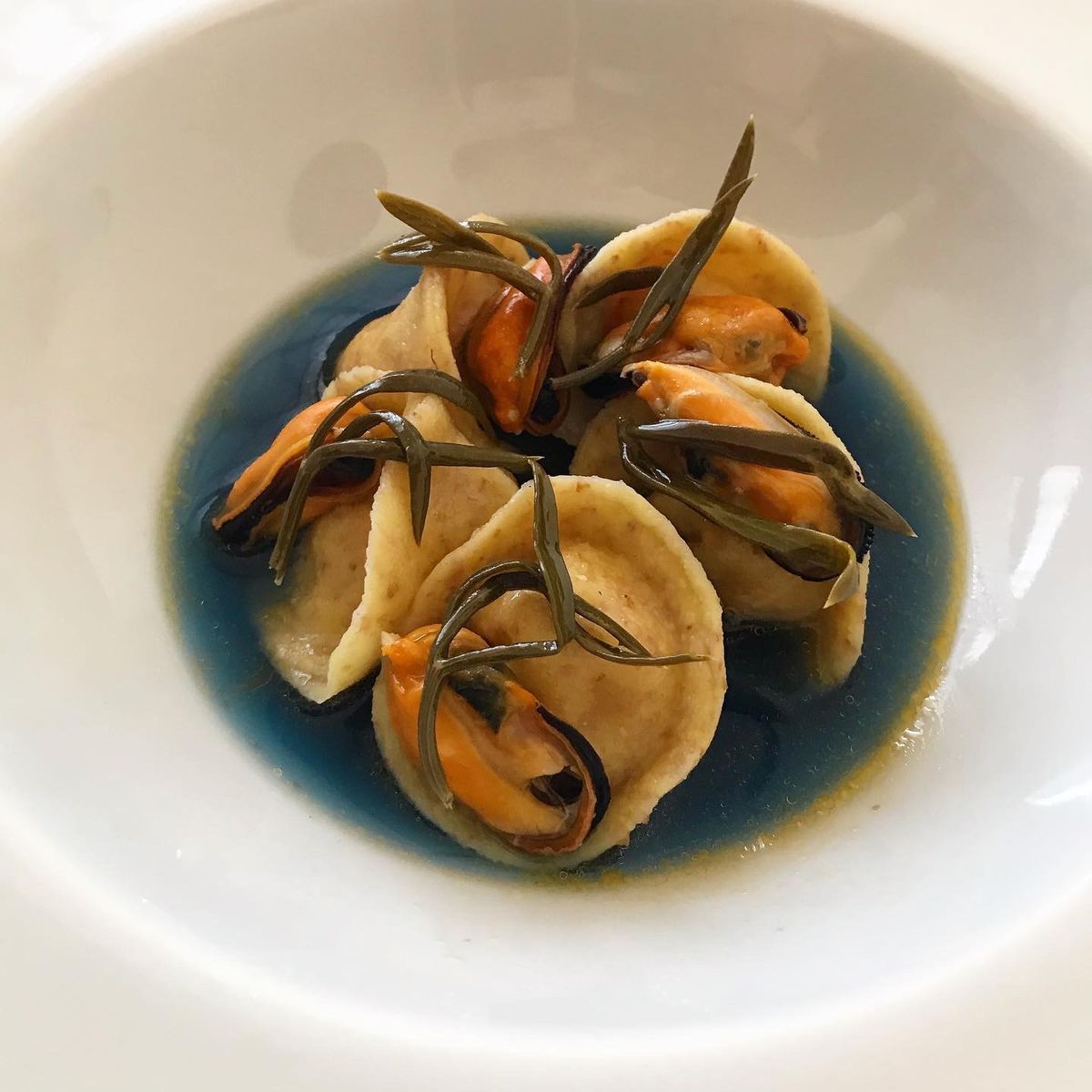 Tortelli di farina integrale ripieni di mazzancolle dell'Adriatico con ...