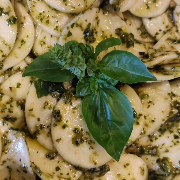 Croxetti al pesto | Al.ta Cucina