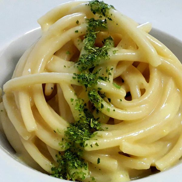Spaghetti ai Limoni e Provolone Del Monaco | Al.ta Cucina