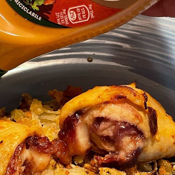 Involtini di pollo con salsa Calvé hot chicken | Al.ta Cucina