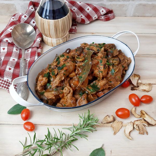 FAGIANO IN UMIDO CON FUNGHI SECCHI | Al.ta Cucina